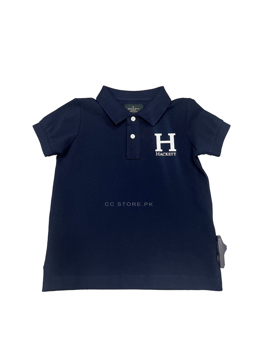 HKT Kids H Logo Navy Blue Polo – Clothing Call - Your Multi Brand Store.