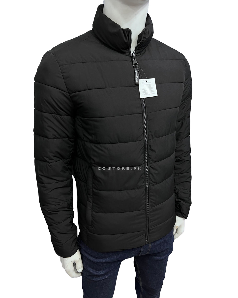 CK Black Horizontal Puffer Jacket – Clothing Call - Your Multi Brand Store.