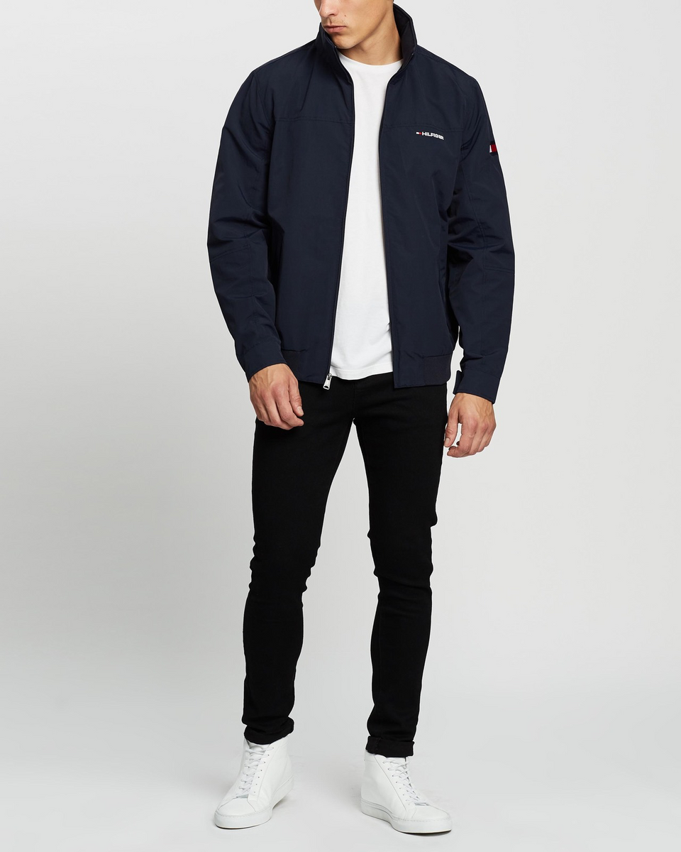TH Yatch Windbreaker Navy Blue Jacket – Clothing Call - Your Multi ...